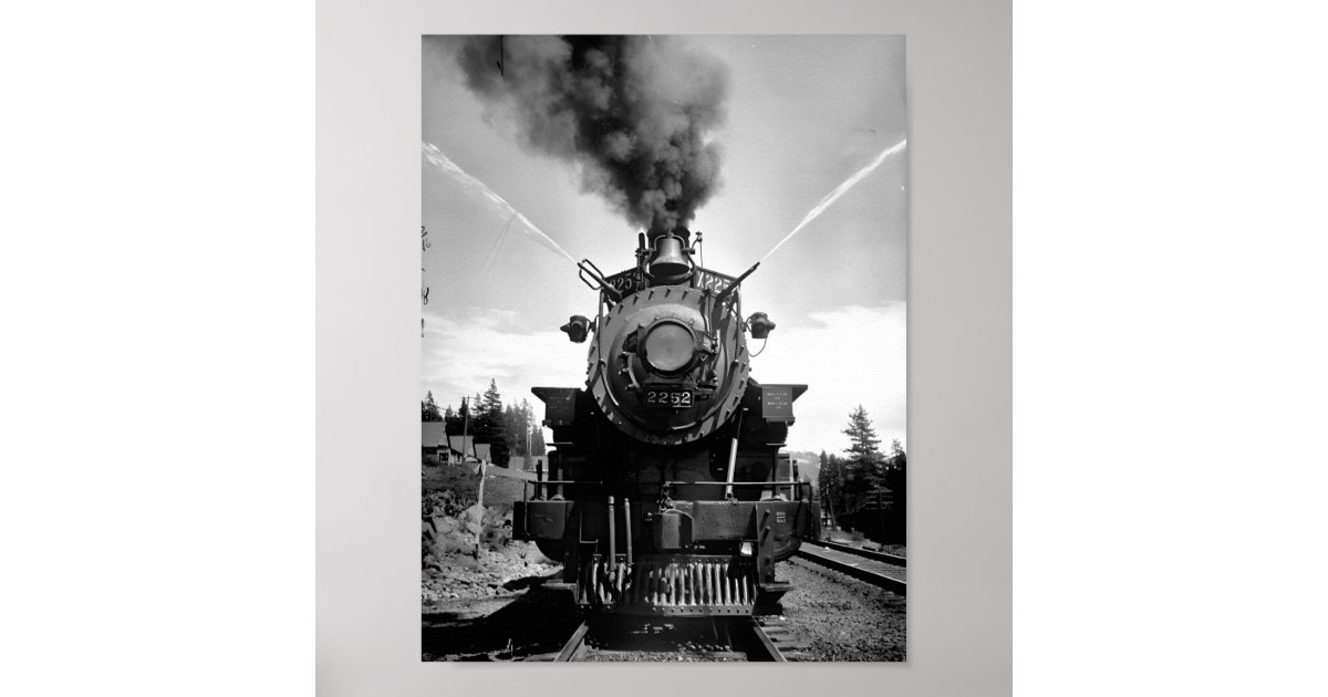 Southern Pacific Fire Train Poster | Zazzle