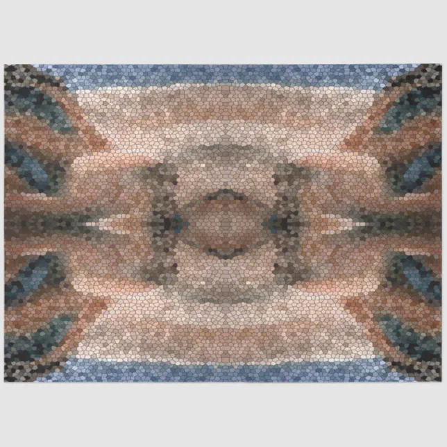 Southwest Desert Mosaic Background Decoupage Tissue Paper | Zazzle