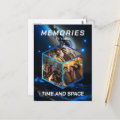 Space 3D Photo Cube Images Collage Postcard | Zazzle