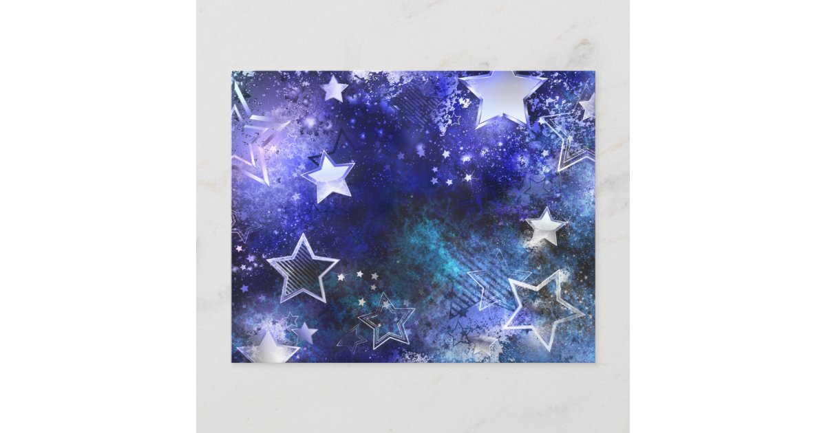 Space Background with Stars Flyer | Zazzle