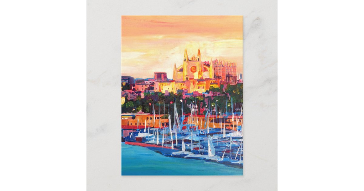 Spain Balearic Island Palma De Mallorca Postcard | Zazzle