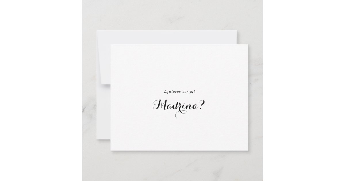 Spanish Bridesmaid Proposal Card | Zazzle