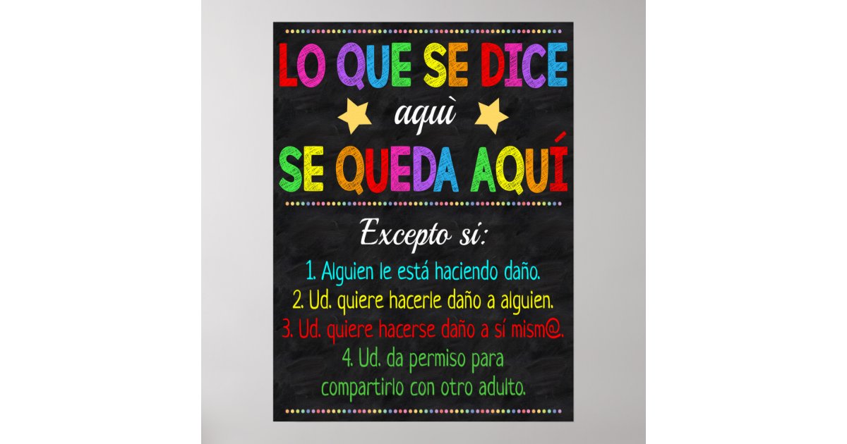 Spanish Counseling Office Poster | Zazzle