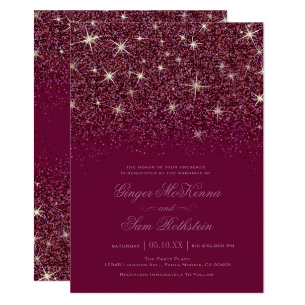 Ruby Wedding Invitations | Zazzle.co.uk