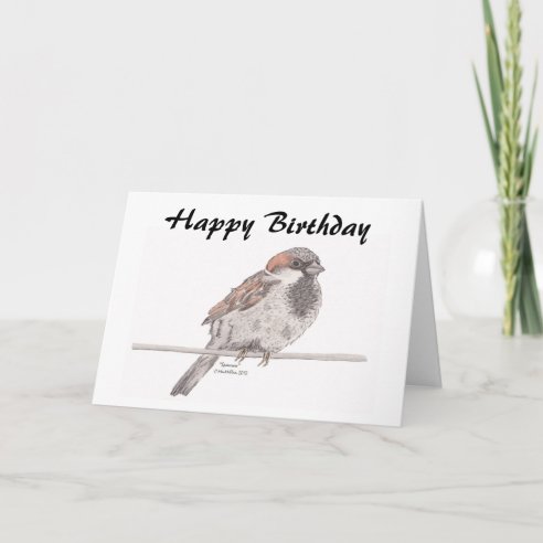 Sparrow Cards | Zazzle UK