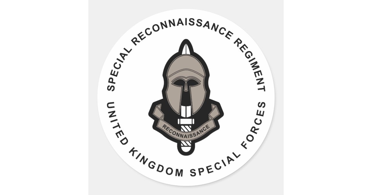 Special Reconnaissance Regiment Classic Round Sticker | Zazzle