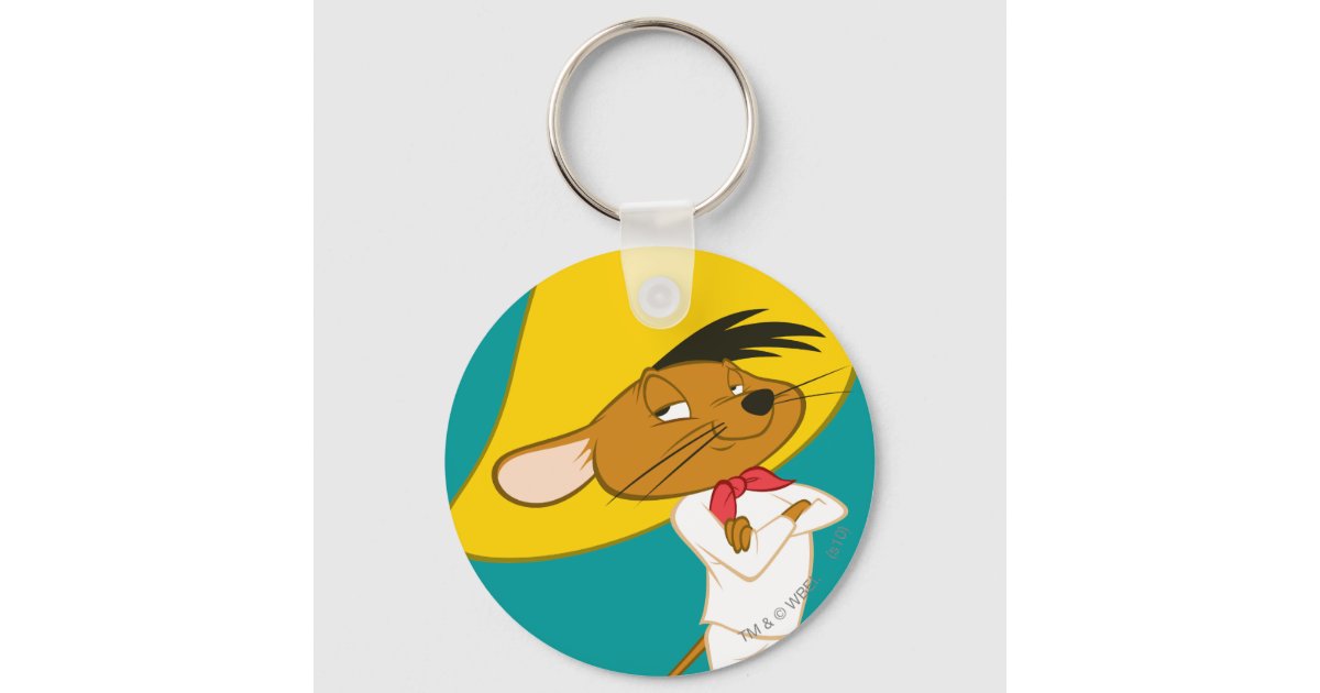 SPEEDY GONZALES™ Confident Color Key Ring | Zazzle