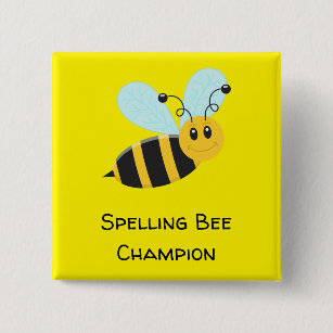 Spelling Bee Badges & Pins | Zazzle UK