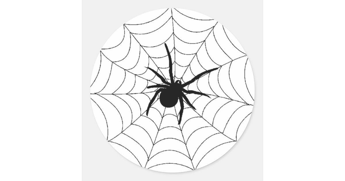 Spider Web stickers | Zazzle