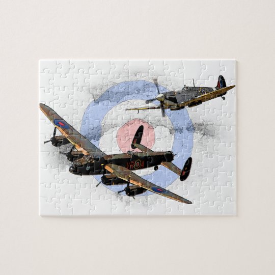 Spitfire and Lancaster Jigsaw Puzzle | Zazzle.co.uk