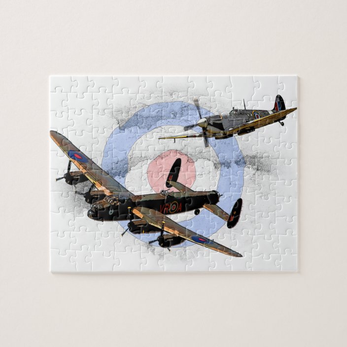 Spitfire and Lancaster Jigsaw Puzzle | Zazzle.co.uk