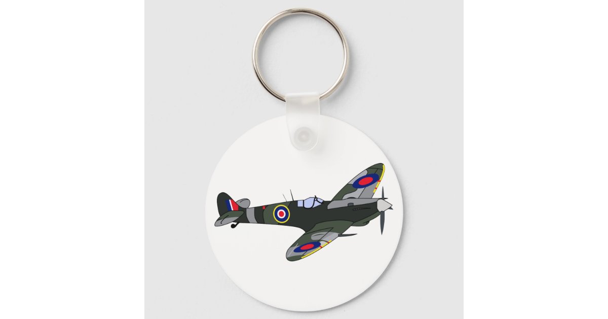 Spitfire Key Ring | Zazzle