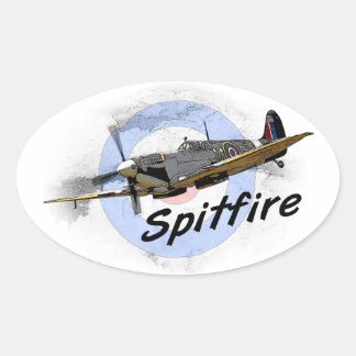 Spitfire Stickers | Zazzle.co.uk