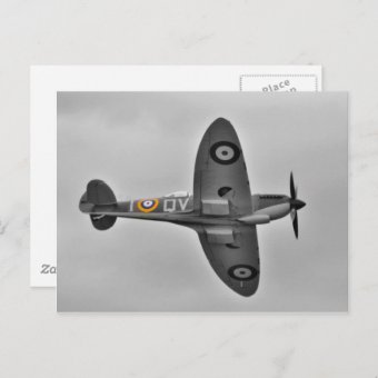 Spitfire Postcard | Zazzle