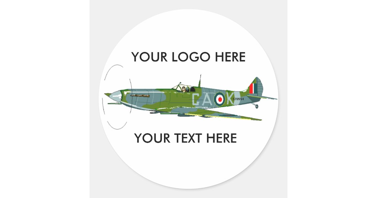 Spitfire Stickers | Zazzle