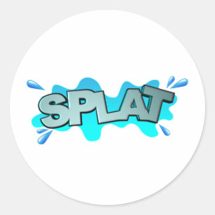 Splat Stickers & Labels | Zazzle UK