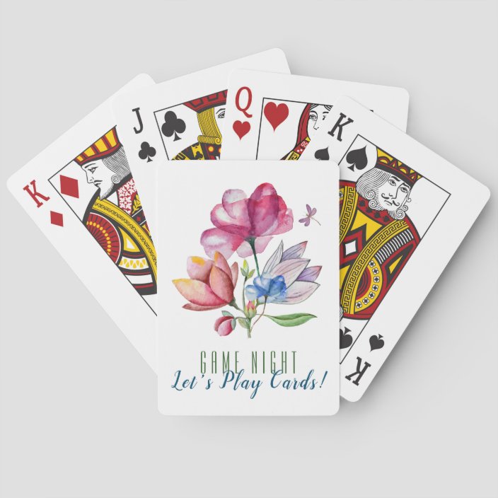 Spring Floral Bouquet Playing Cards | Zazzle.co.uk