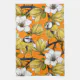 Spring time in yellow tea towel | Zazzle