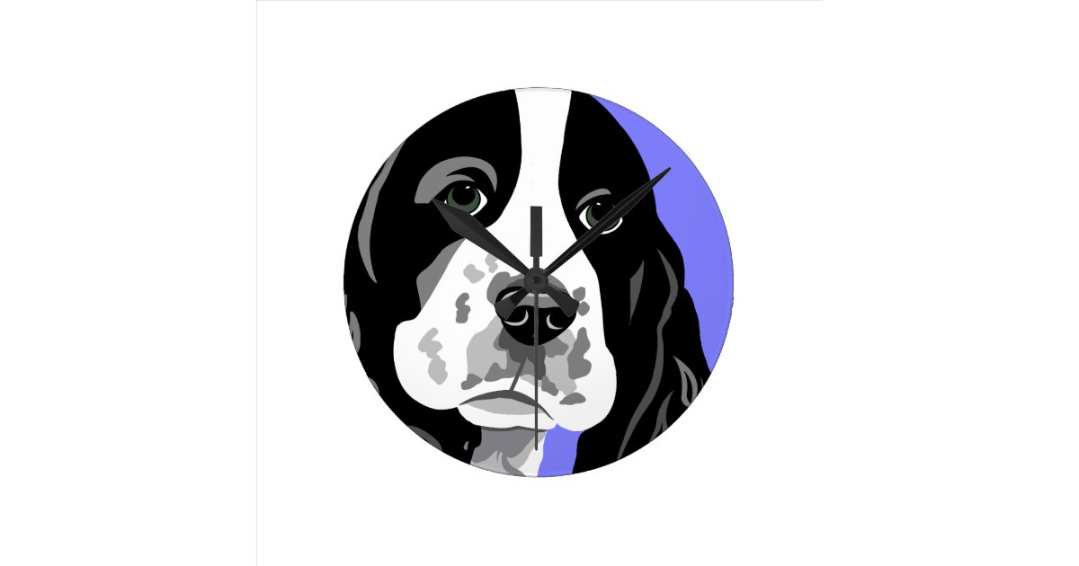 Springer Spaniel Art Clocks | Zazzle.co.uk