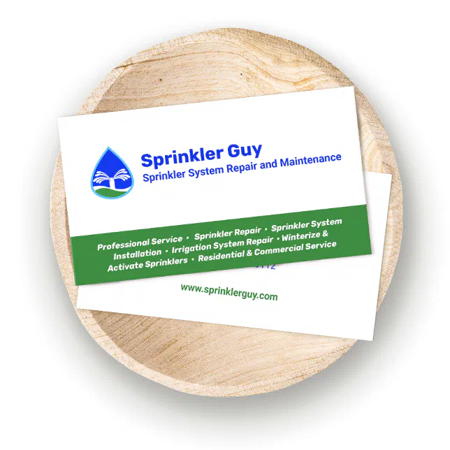 Sprinkler Repair and Installation Business Card | Zazzle