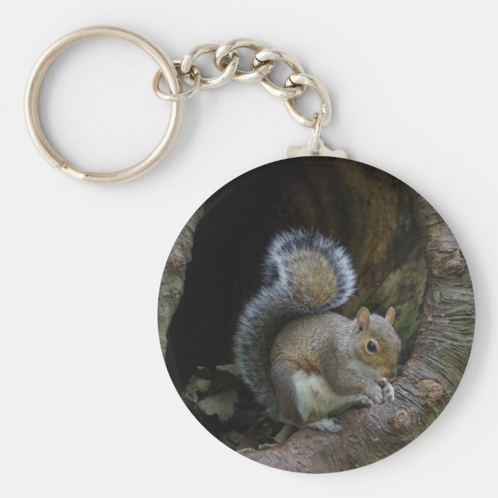 Squirrel Keyring | Zazzle.co.uk