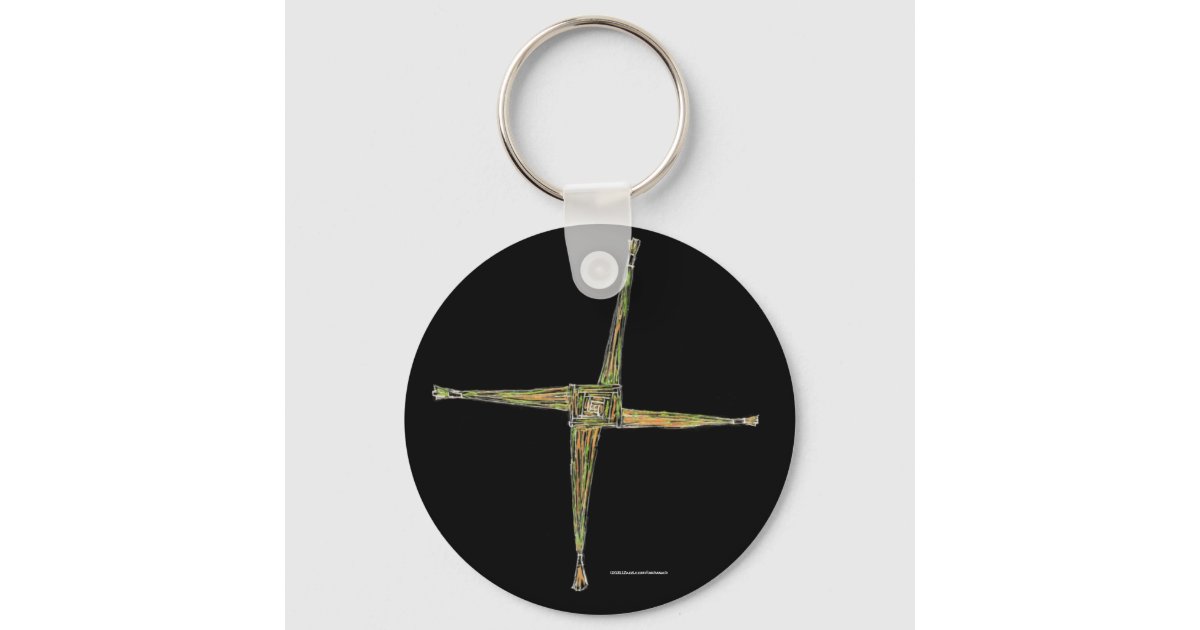 St Brigid's Day, St Bridget's Cross, Keychain, Key Ring | Zazzle