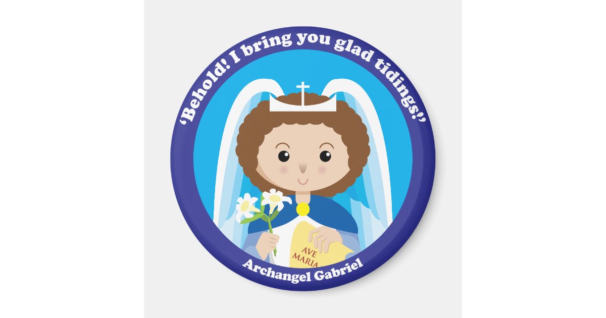St. Gabriel the Archangel Magnet | Zazzle
