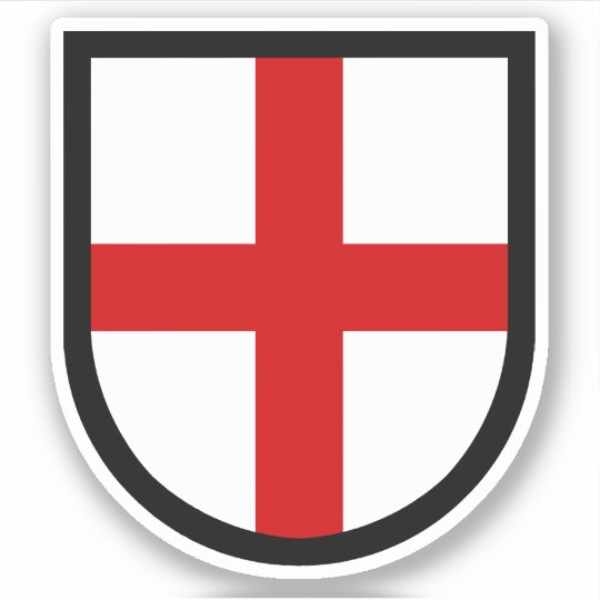 St. George's Shield - 1-Up Contour | Zazzle.co.uk
