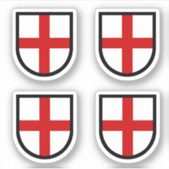 St George Cross Stickers & Labels | Zazzle UK