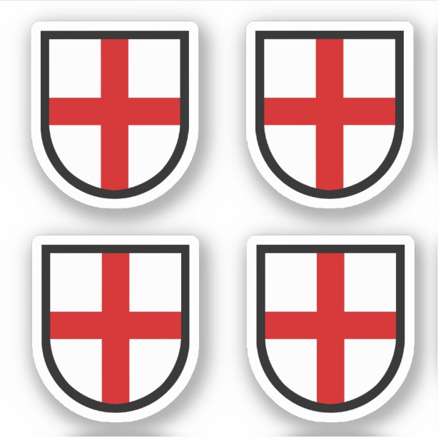 St George Cross Stickers & Labels | Zazzle UK