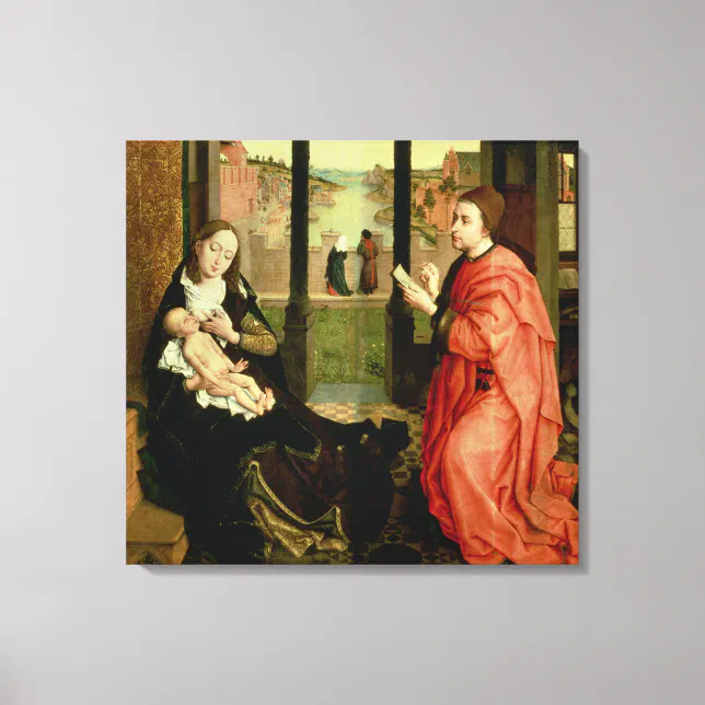 St. Luke Drawing a Portrait of the Virgin Canvas Print | Zazzle