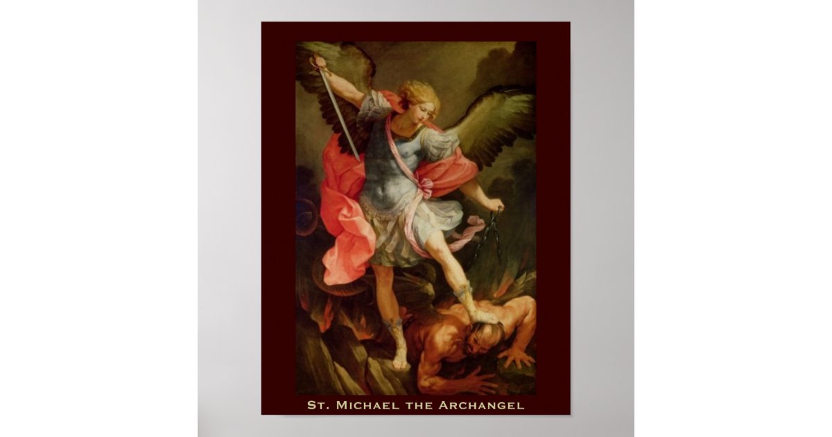 St. Michael the Archangel Poster | Zazzle