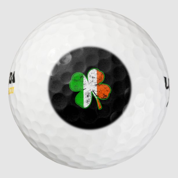 Shamrock Golf Balls | Zazzle UK