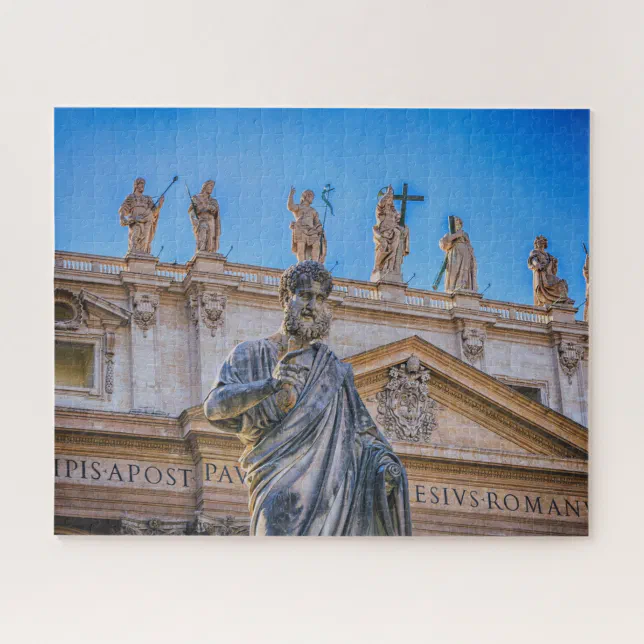 St. Peter's Basilica Apostle, Vatican City, Rome Jigsaw Puzzle | Zazzle