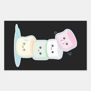 Marshmallow Stickers & Labels | Zazzle UK