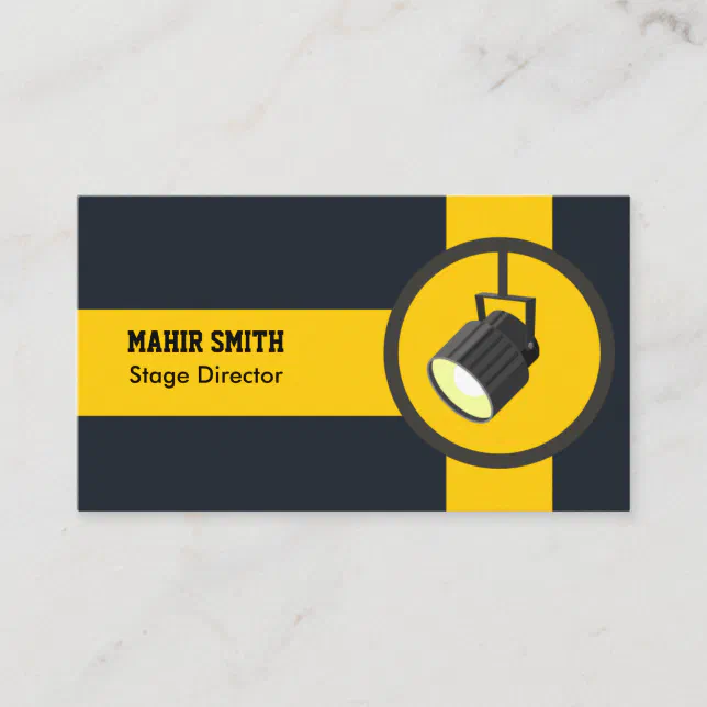 Stage Director Business Card | Zazzle