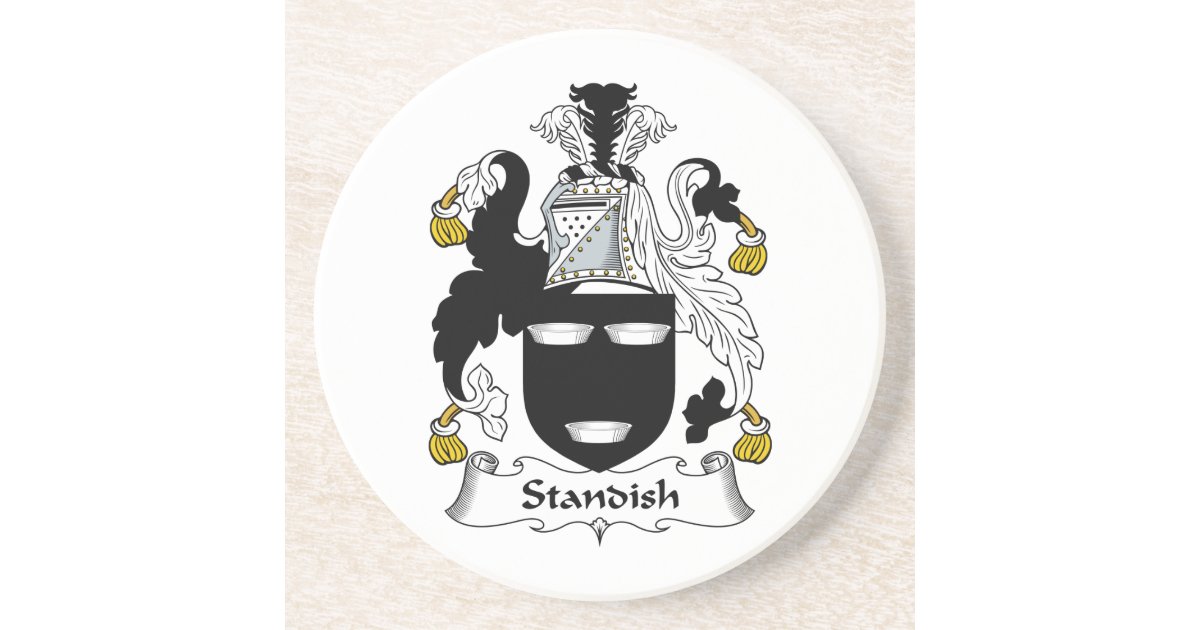 Standish Family Crest Coaster | Zazzle