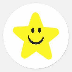Star Face Stickers & Labels | Zazzle UK