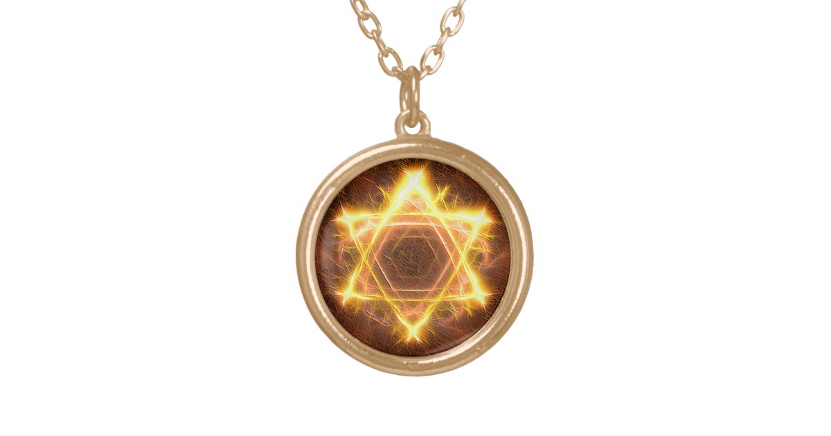 Starfire Gold Plated Necklace | Zazzle