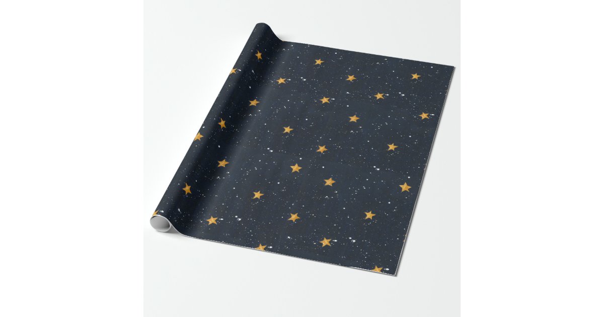 Starry Night Gift Wrap Paper | Zazzle