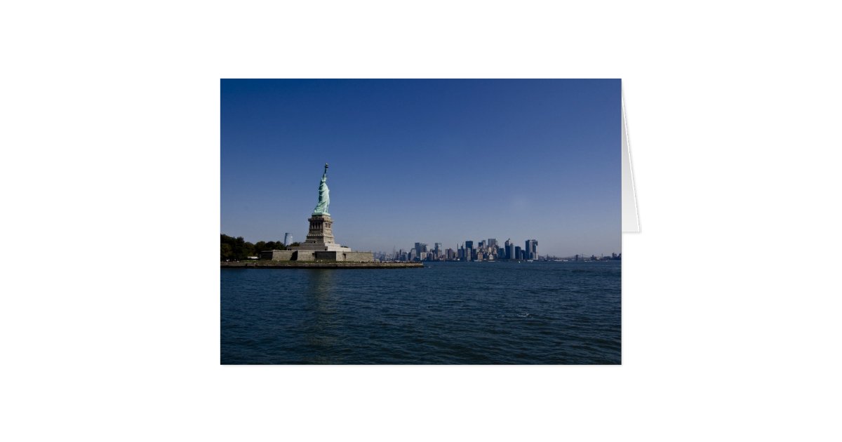 statue of liberty card | Zazzle