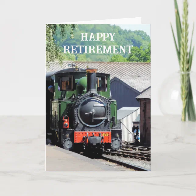 STEAM TRAIN CARD | Zazzle
