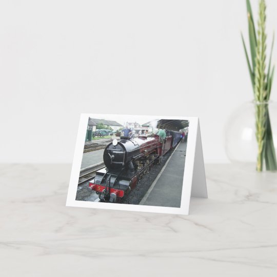 Steam Train Card | Zazzle.co.uk