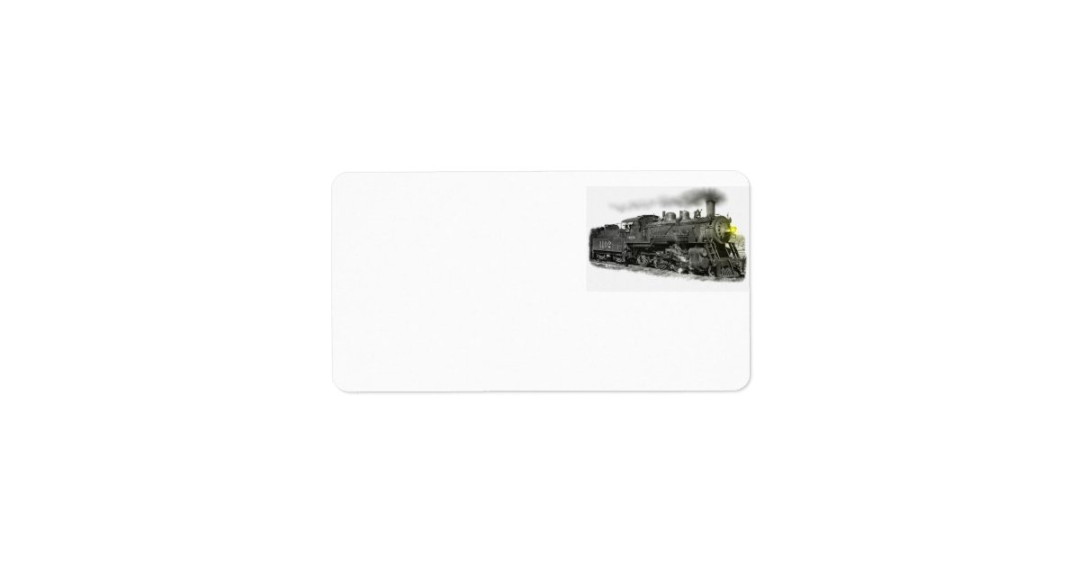 Steam Train Label | Zazzle