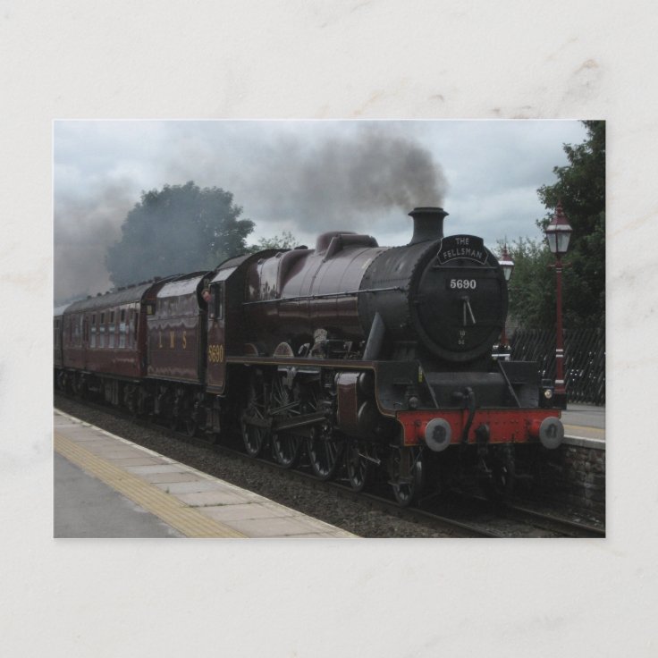 Steam train - Postcard | Zazzle