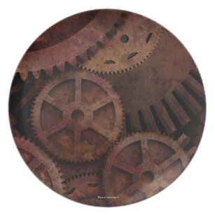 Steampunk Plates | Zazzle UK