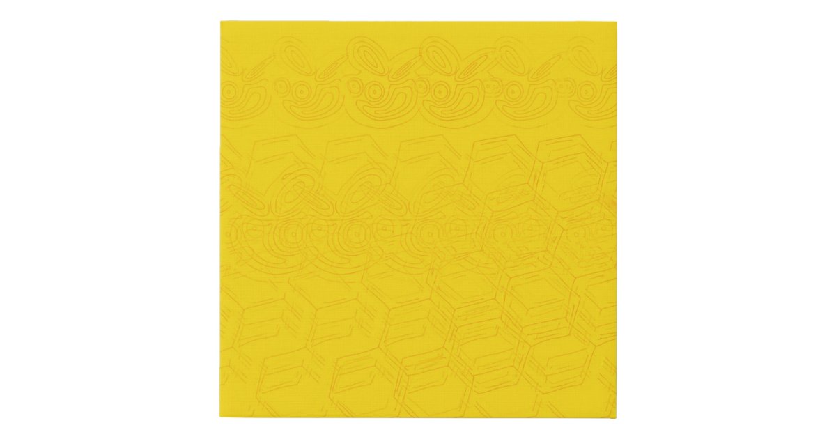 Stereogram 3D Hidden Bee Image Faux Canvas Print | Zazzle