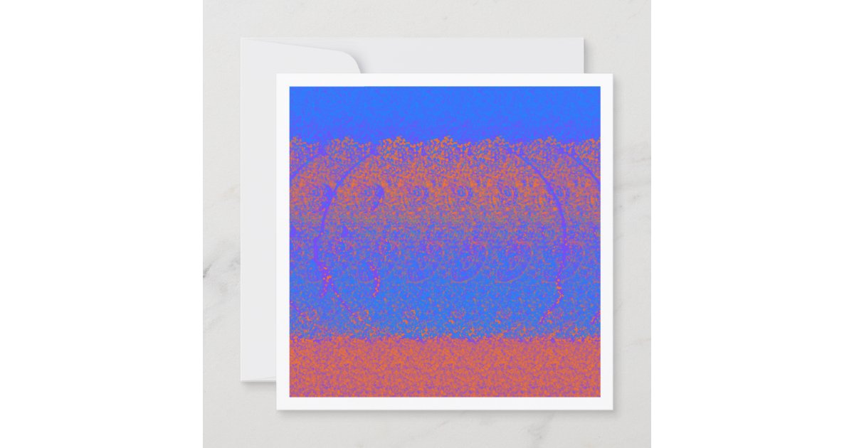 Stereogram 3D hidden moon secret image Invitation | Zazzle