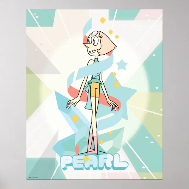 Steven Universe | Pearl Character Graphic Poster | Zazzle