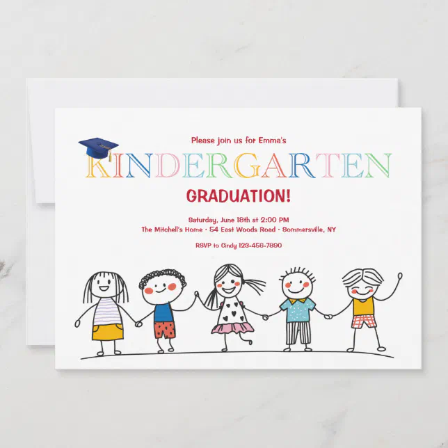 Stick Characters Invitation | Zazzle